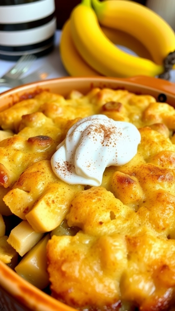 Delicious Banana Bread Pudding Recipe